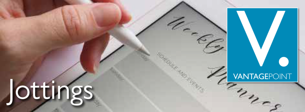 Submit your online Jottings - VantagePoint Magazine